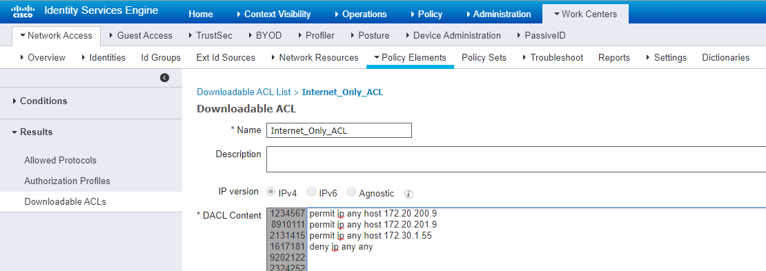 Solved: DACL is not applied well in ISE. - Cisco Community