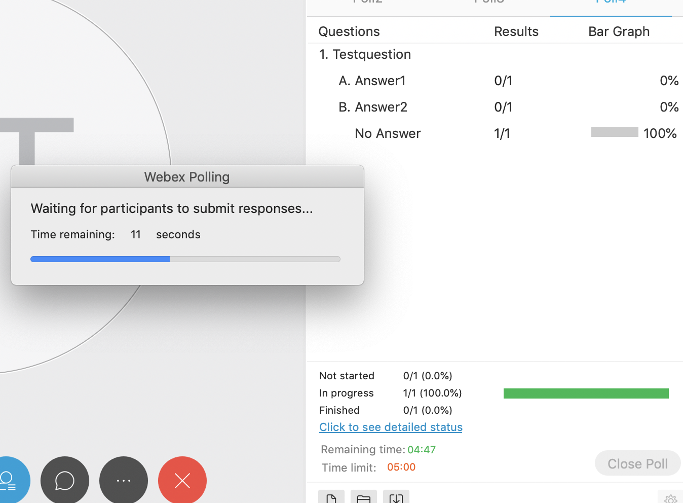 Solved: WebEx Event Poll "Timout Freeze" after closing poll or finished ...