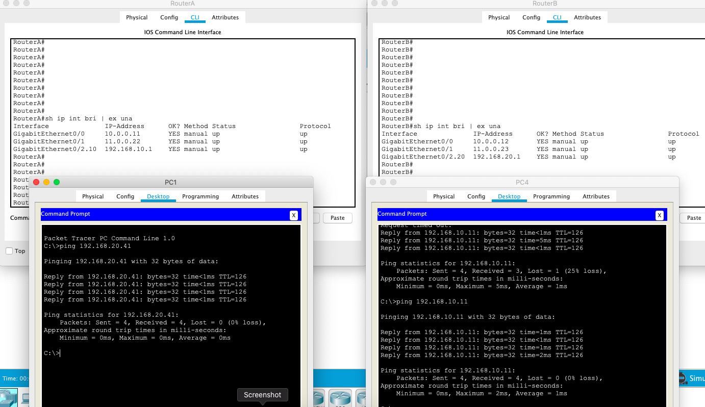 Solved: Cant ping across Router - Cisco Community