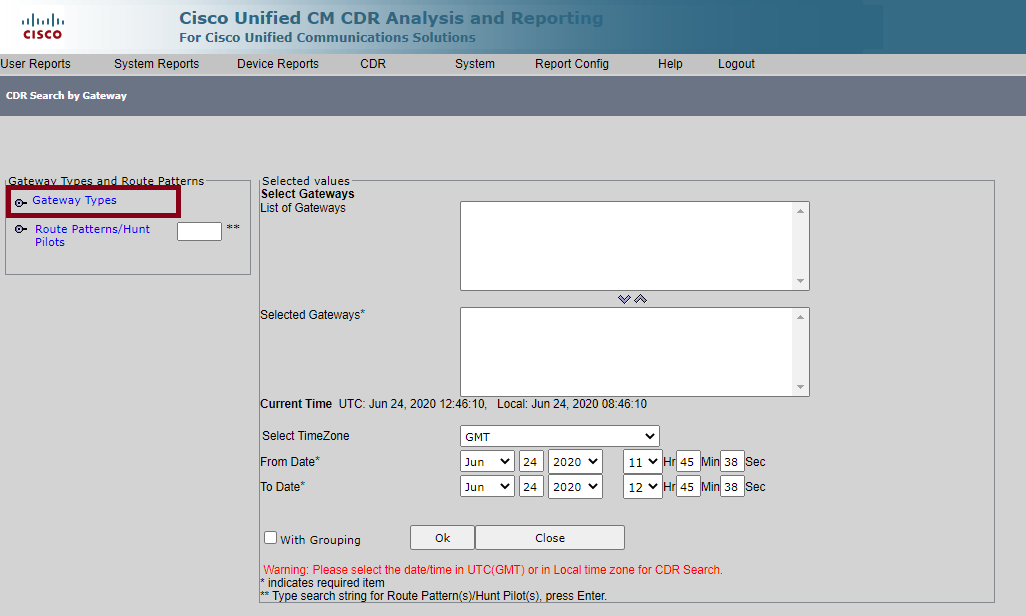 How to fetch CDR specific with PRI or Voice gateway. Please guide the ...