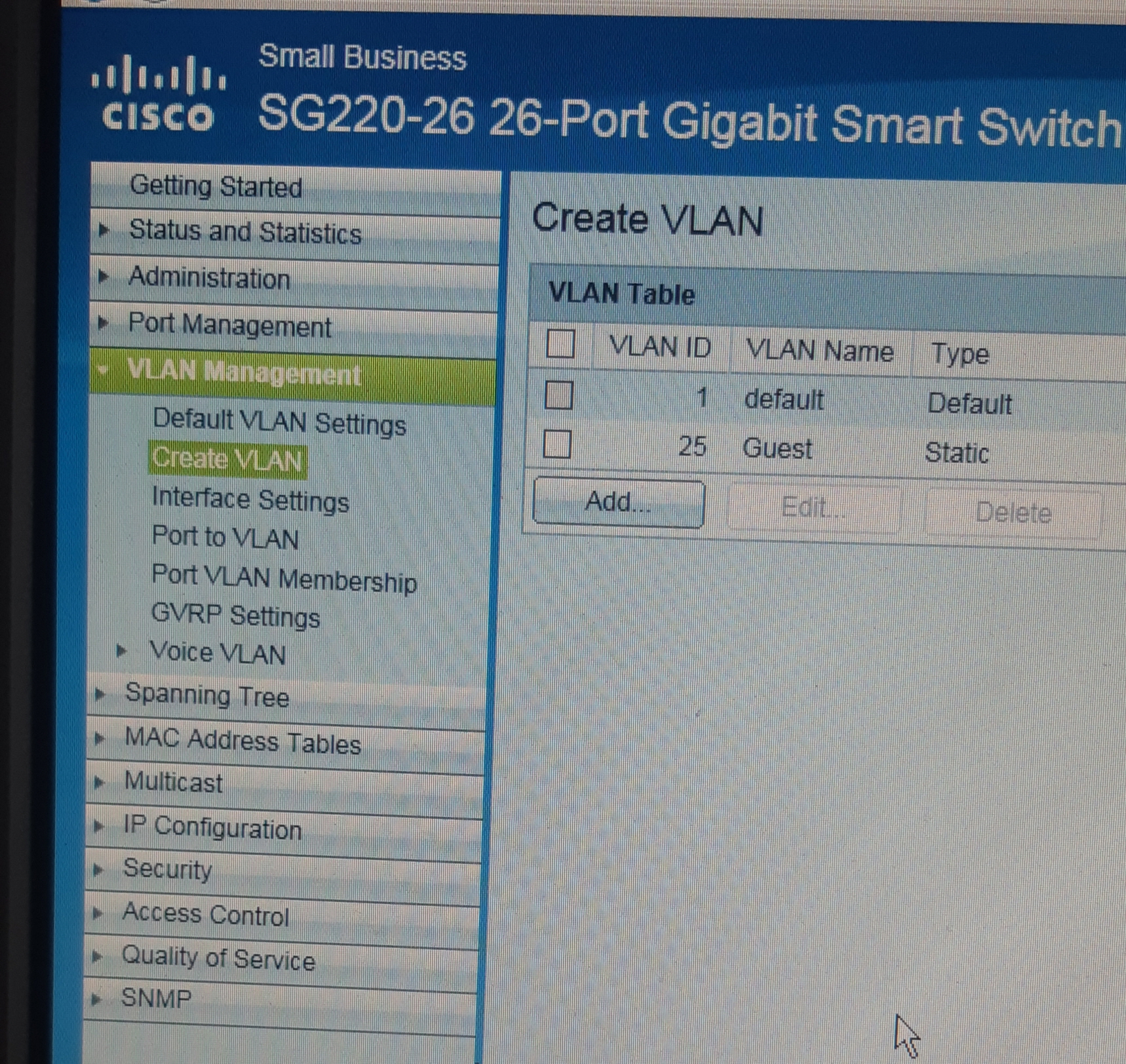 VLAN , I'm trying to configure a vlan for a guest. Please help me how ... VLAN , I'm trying to configure a vlan for a guest. Please help me how ...