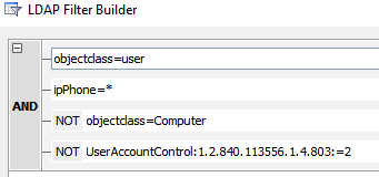 Solved: Create Custom LDAP Filter CUCM 12.5 - Cisco Community
