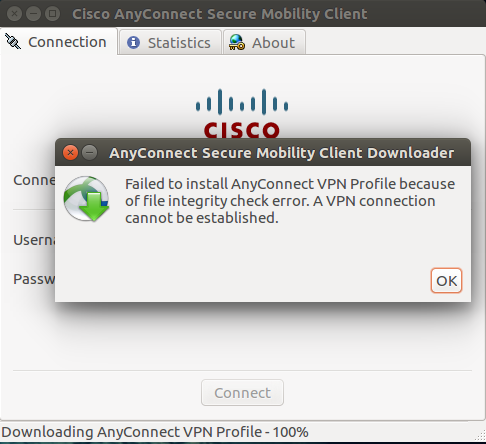 AnyConnect Profile integrity check error - Cisco Community
