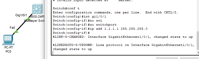 Packet Tracer Switch Port Config - Cisco Community