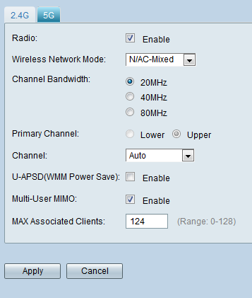 RV340W - 5G wireless no connection. - Cisco Community