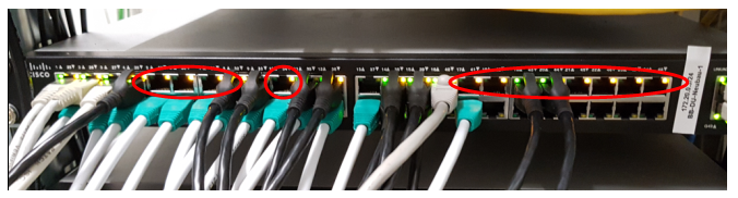 The LED indicator of no-cable port is on! (SG220-50P) - Cisco Community