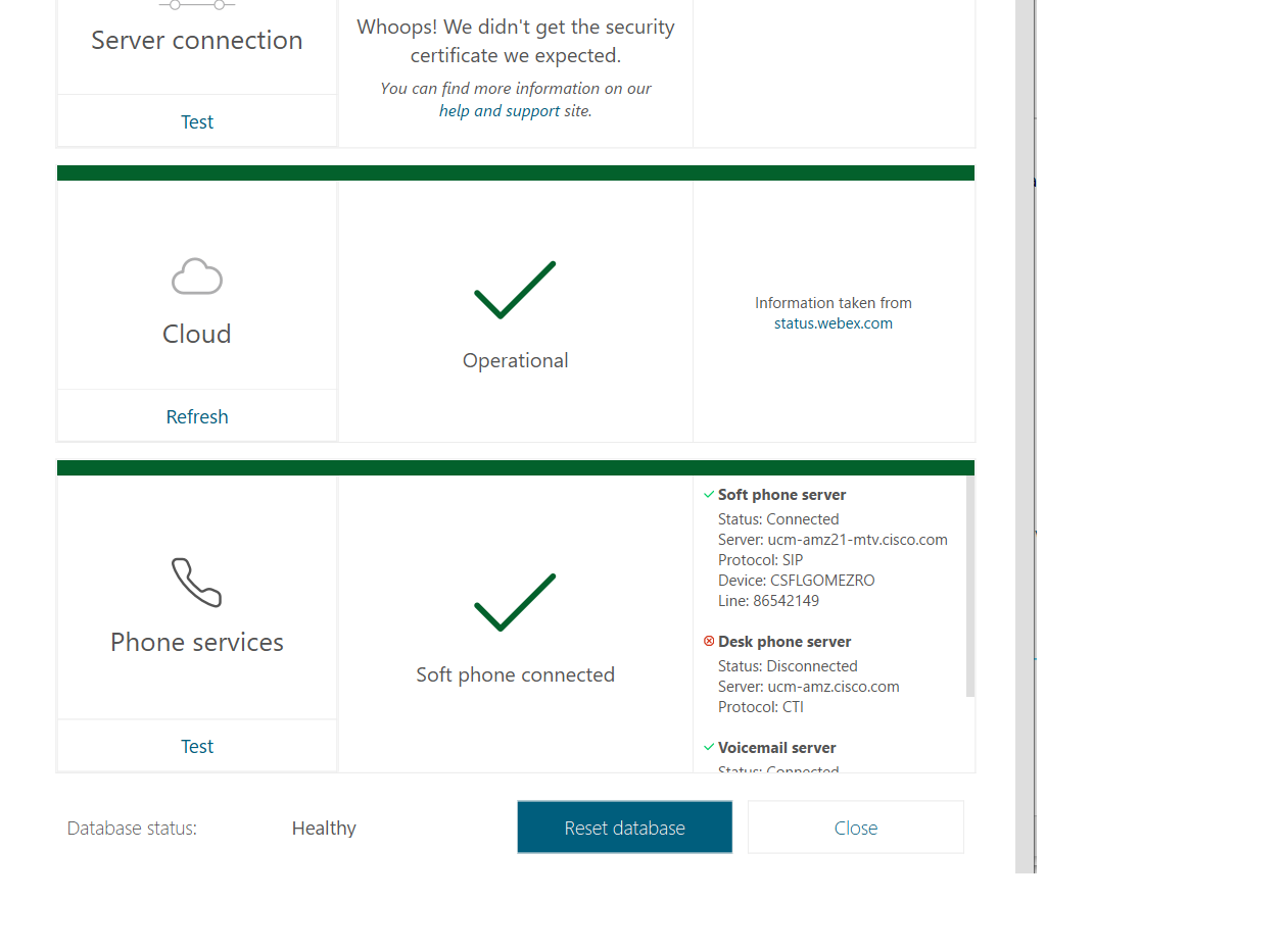 Error Chat Webex Teams - Cisco Community